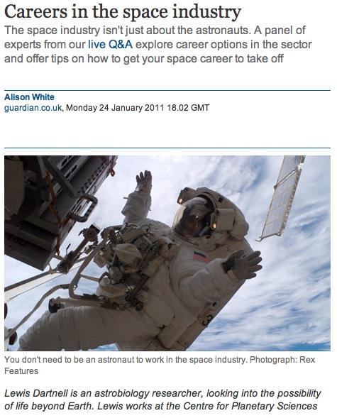 Careers in the Space Industry - Lewis Dartnell